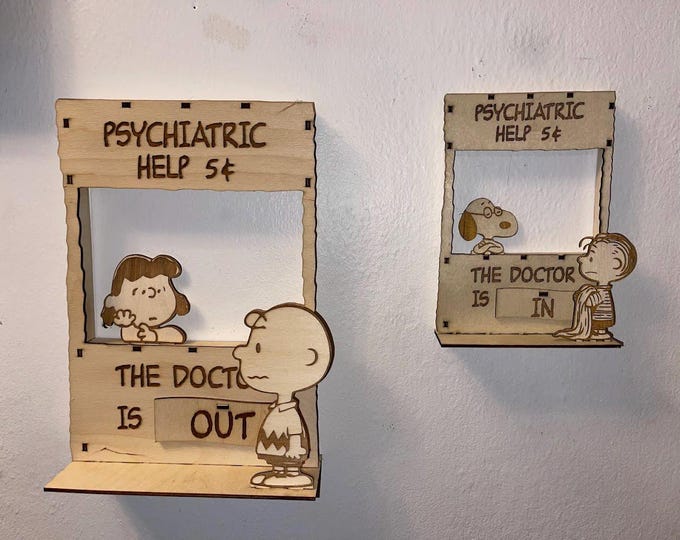 Lucy the Doctor is in Inspired Print, Art, Illustration, Charlie Brown ...