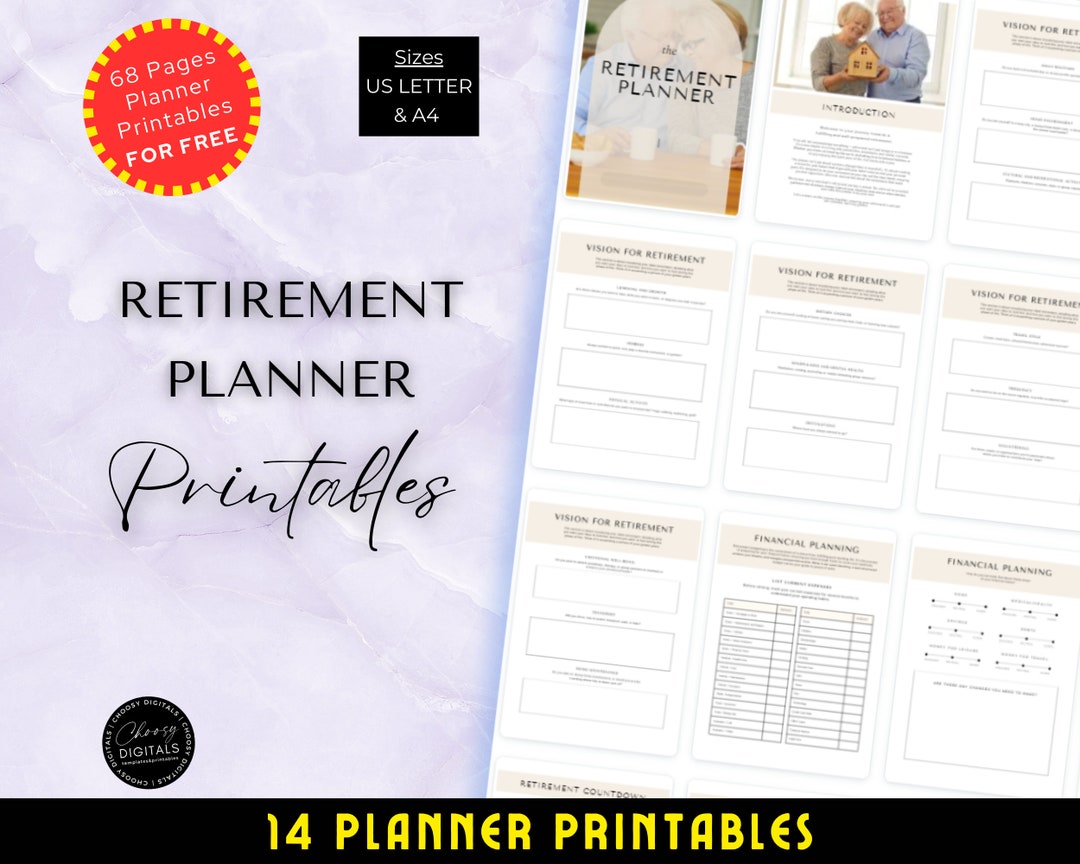 Retirement Planner Printables Financial Investment Mortgage Paydown ...
