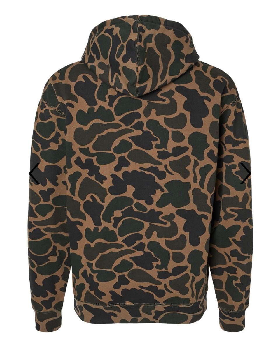 Duck Hippie Old School Camo Hoodie Camouflaged Old School - Etsy