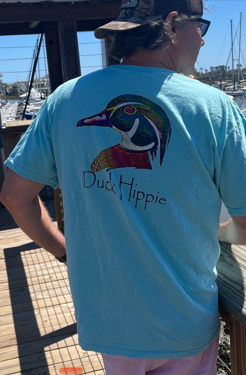 Wood Duck Logo T Shirt, Wood Duck Design Tee Shirt Waterfowl T Shirts ...