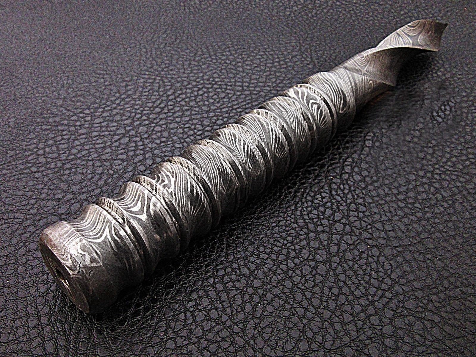 Handmade Cyclone Tri-edge Dagger Twisted Blade Damascus Blade D2 Tool ...