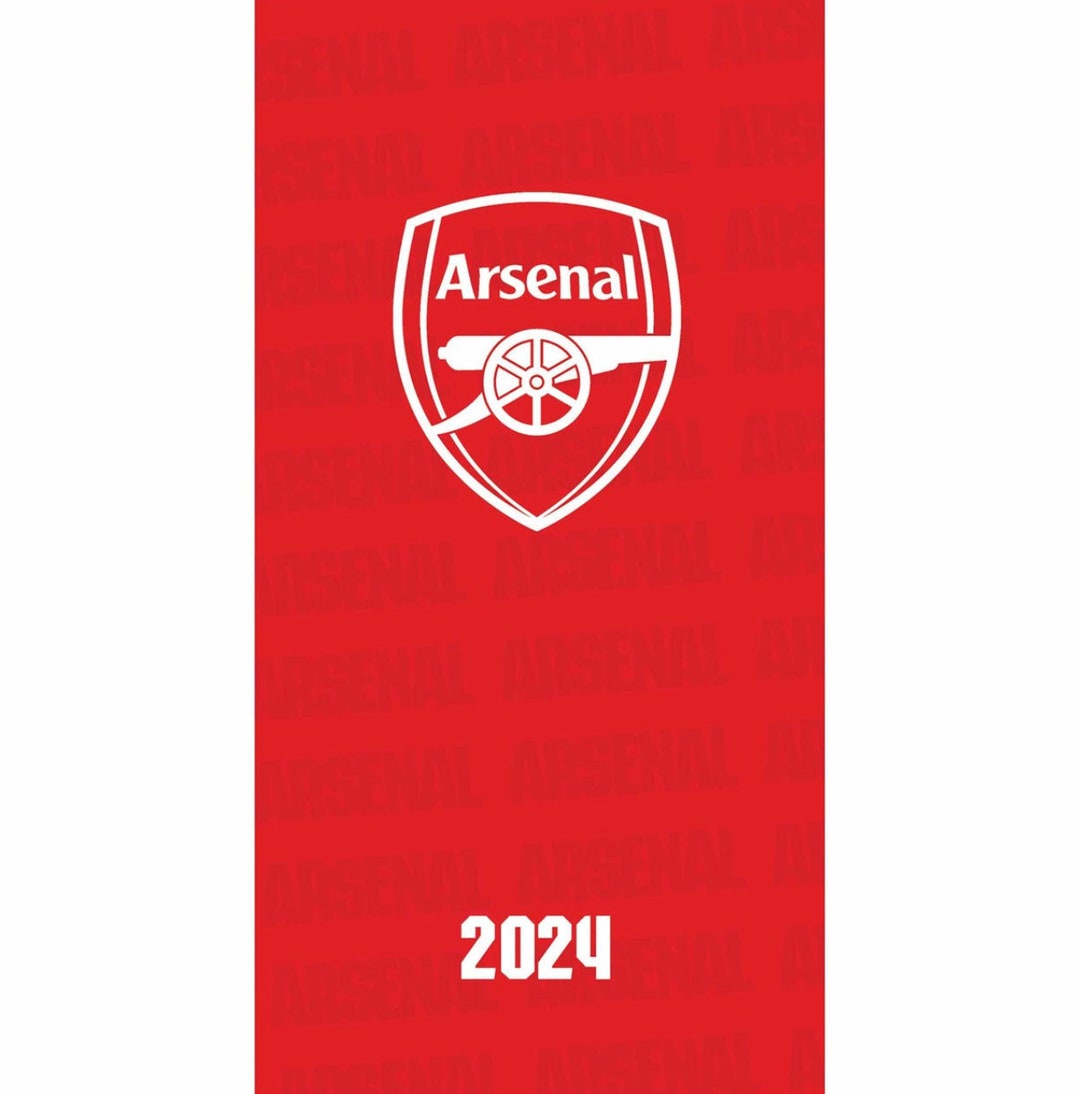 Arsenal FC Slim Diary 2024 Football Diary Gift for Him Sports Notebook ...