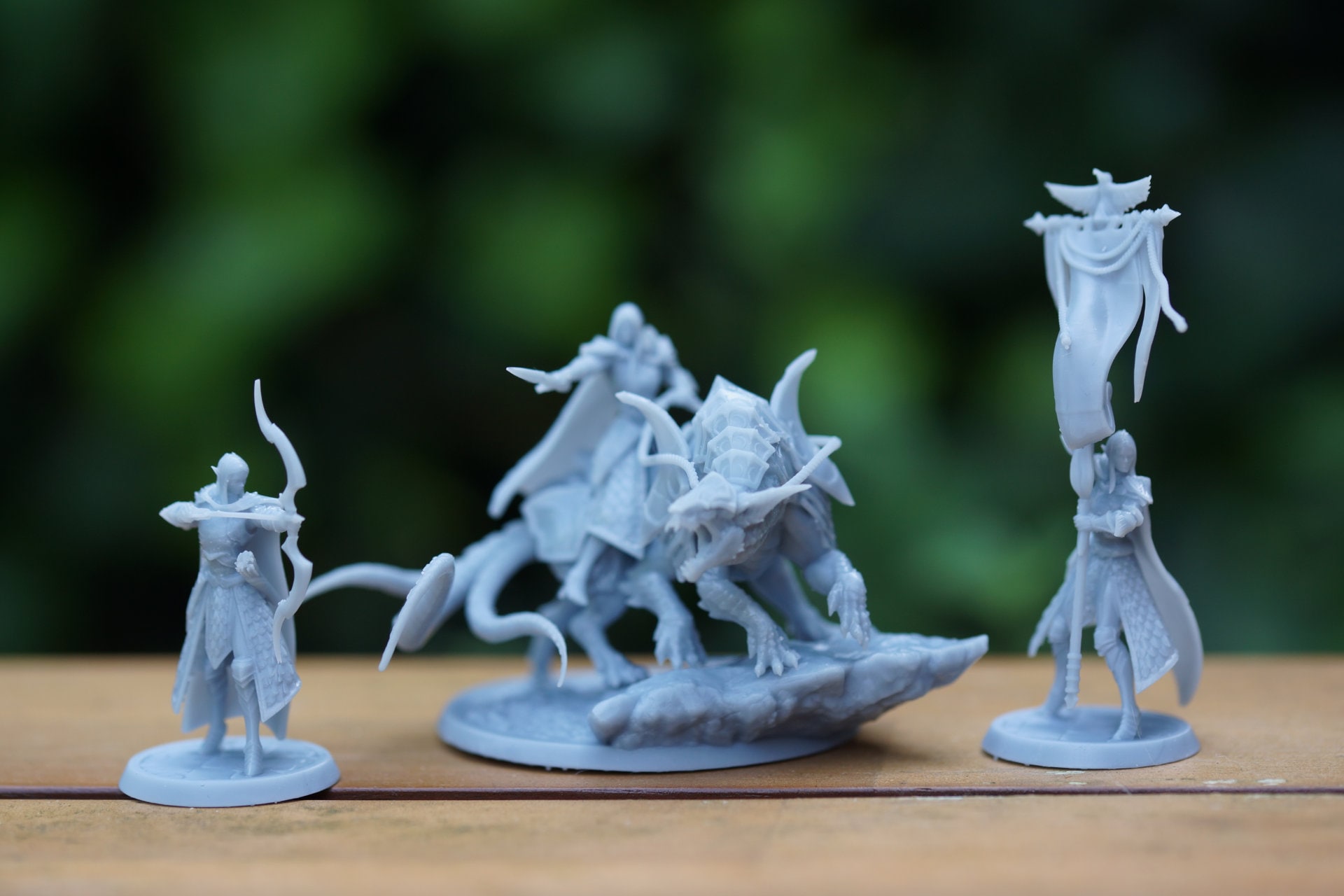 Dnd Elven Heavy Infantry Spearman Miniature by Lord of the Print ...