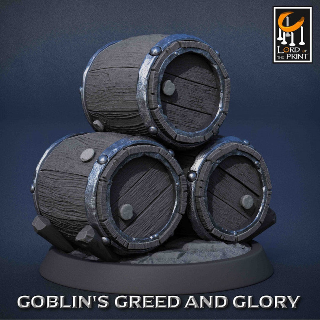 Dnd Goblin Props by Lord of the Print Goblins Greed and Glory Miniature ...