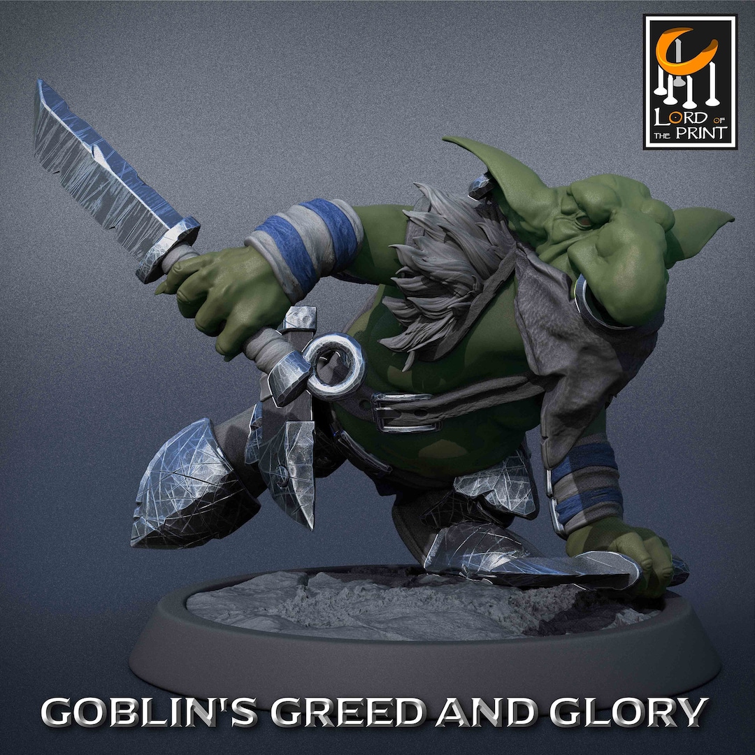 Dnd Goblin Infantry Rogue by Lord of the Print Goblins Greed and Glory ...
