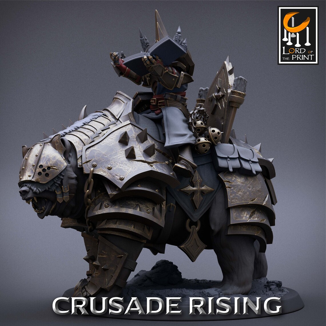 Templar Priest by Lord of the Print Crusade Rising Miniature Fantasy ...