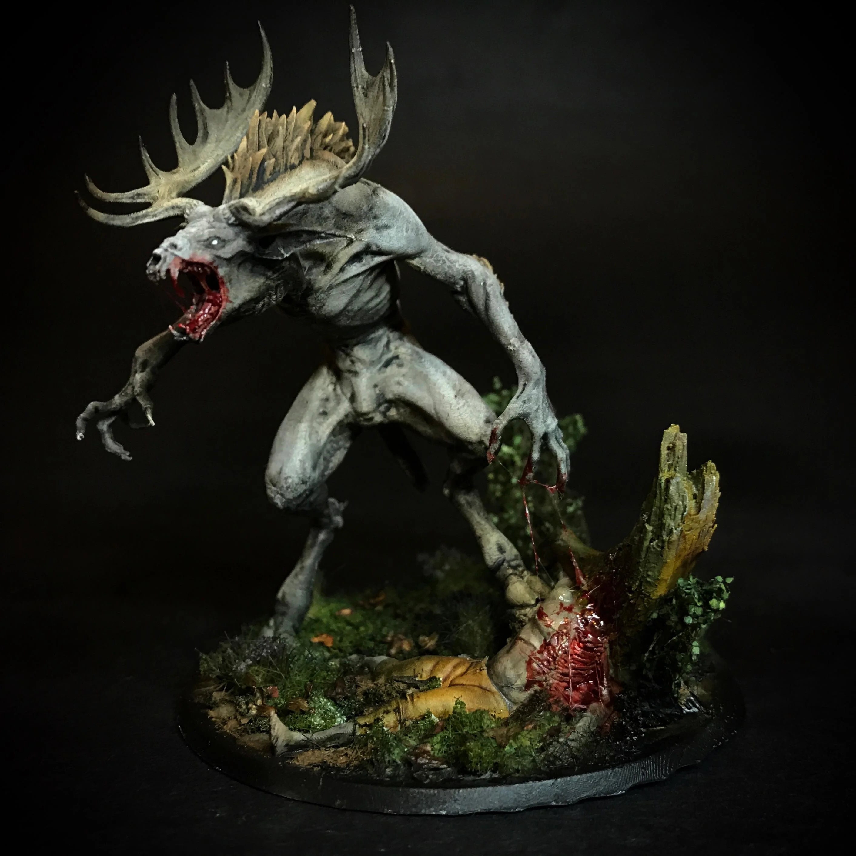 Dnd Wendigo 3D Print by Lord of the Print Miniature Fantasy - Etsy