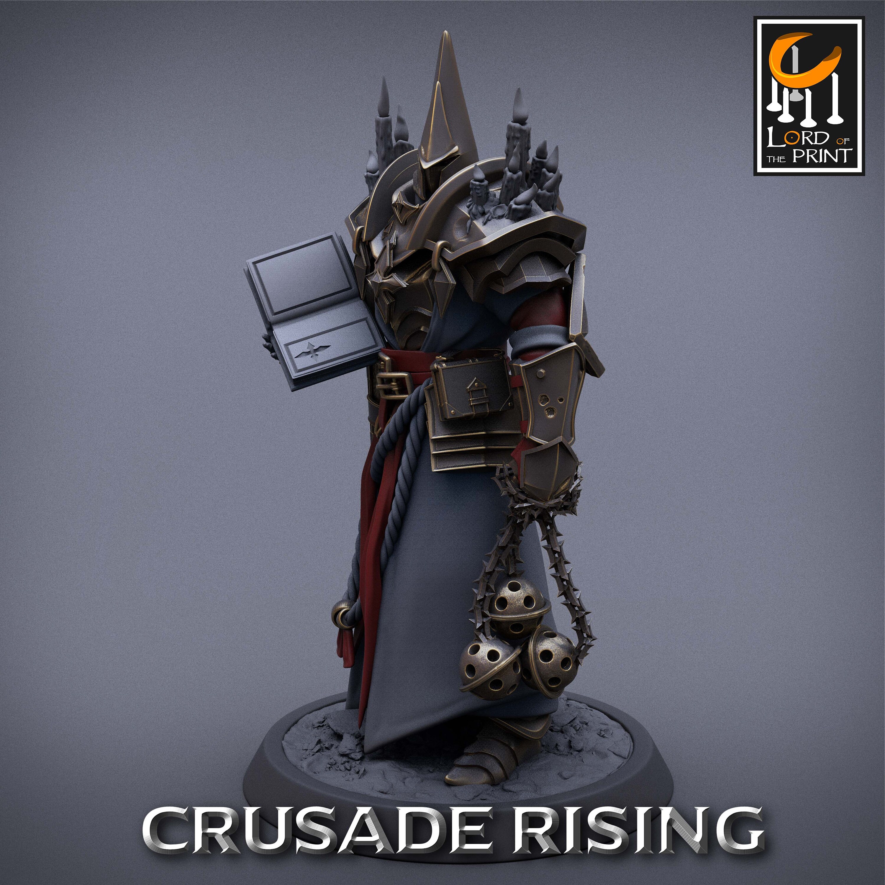 Templar Priest by Lord of the Print Crusade Rising Miniature Fantasy ...