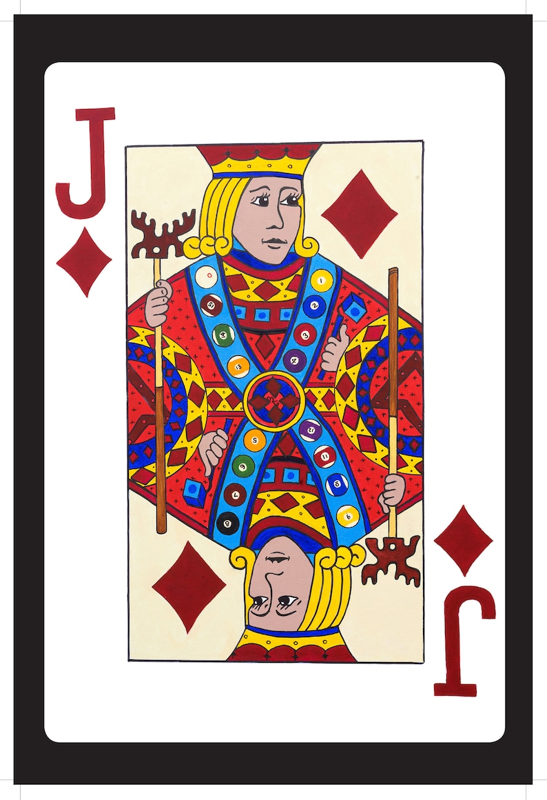 Jack of Diamonds Poster - Etsy
