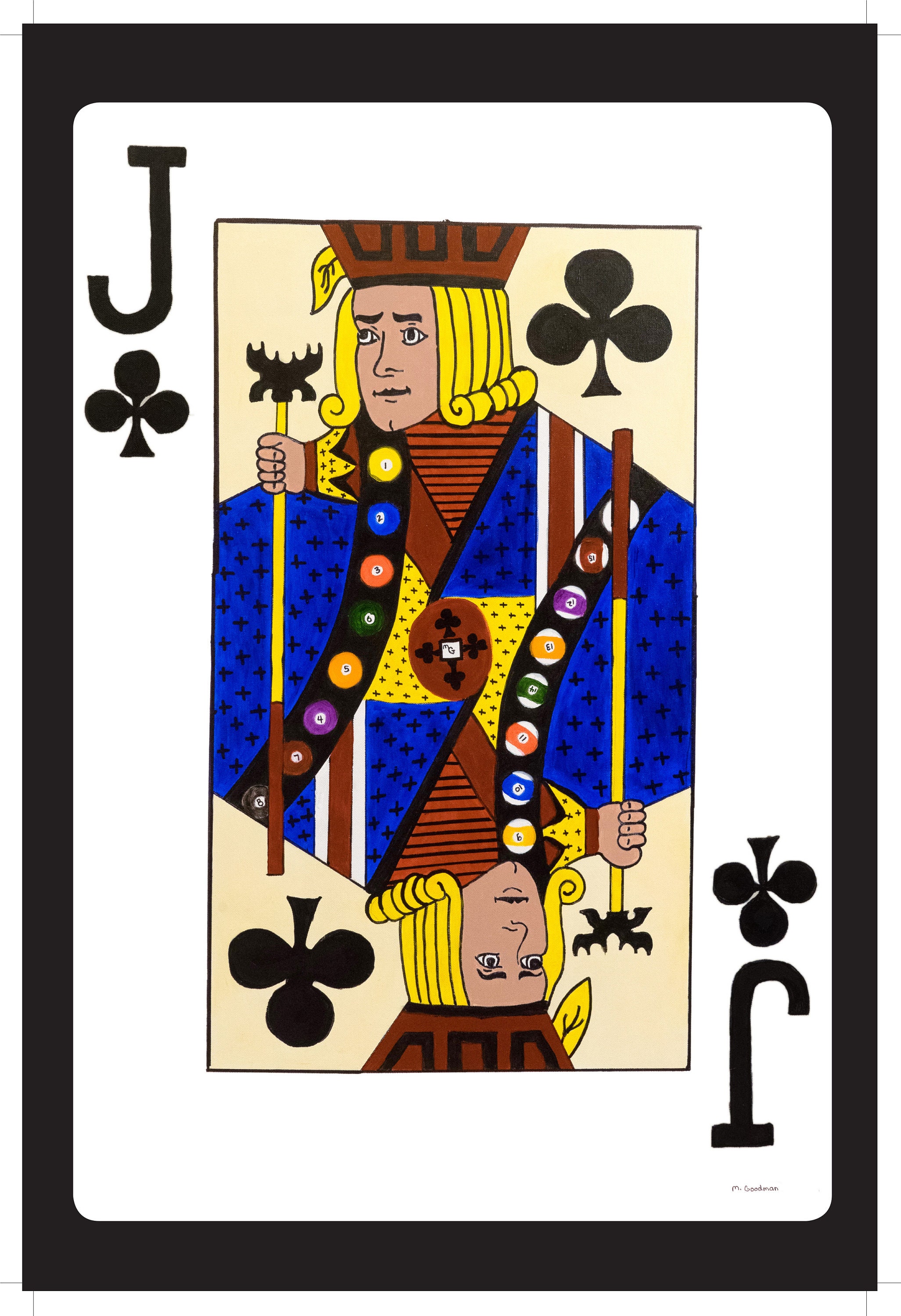 Jack of Clubs Poster - Etsy