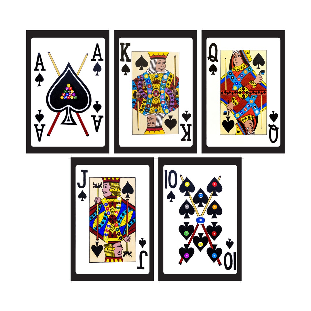 Spades Royal Flush 1 Set - Etsy