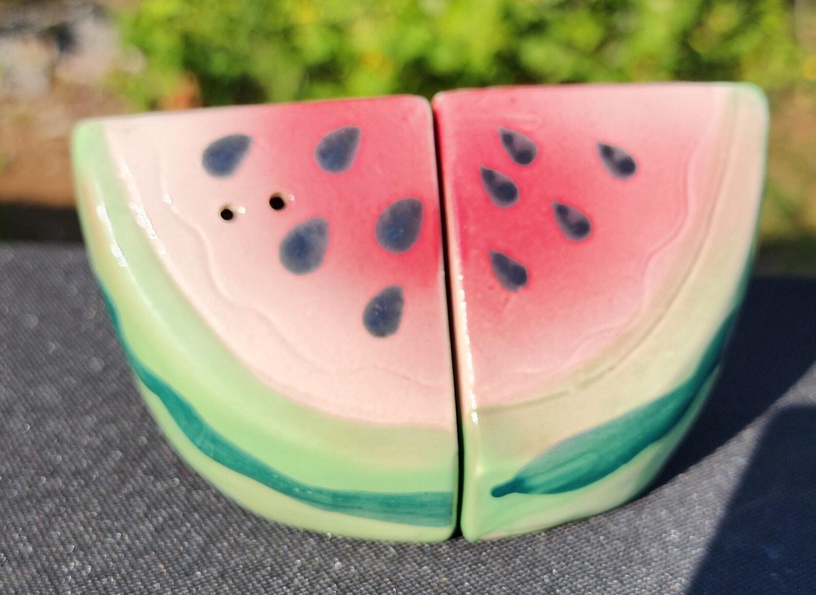 Watermelon Salt and Pepper Shakers - Etsy
