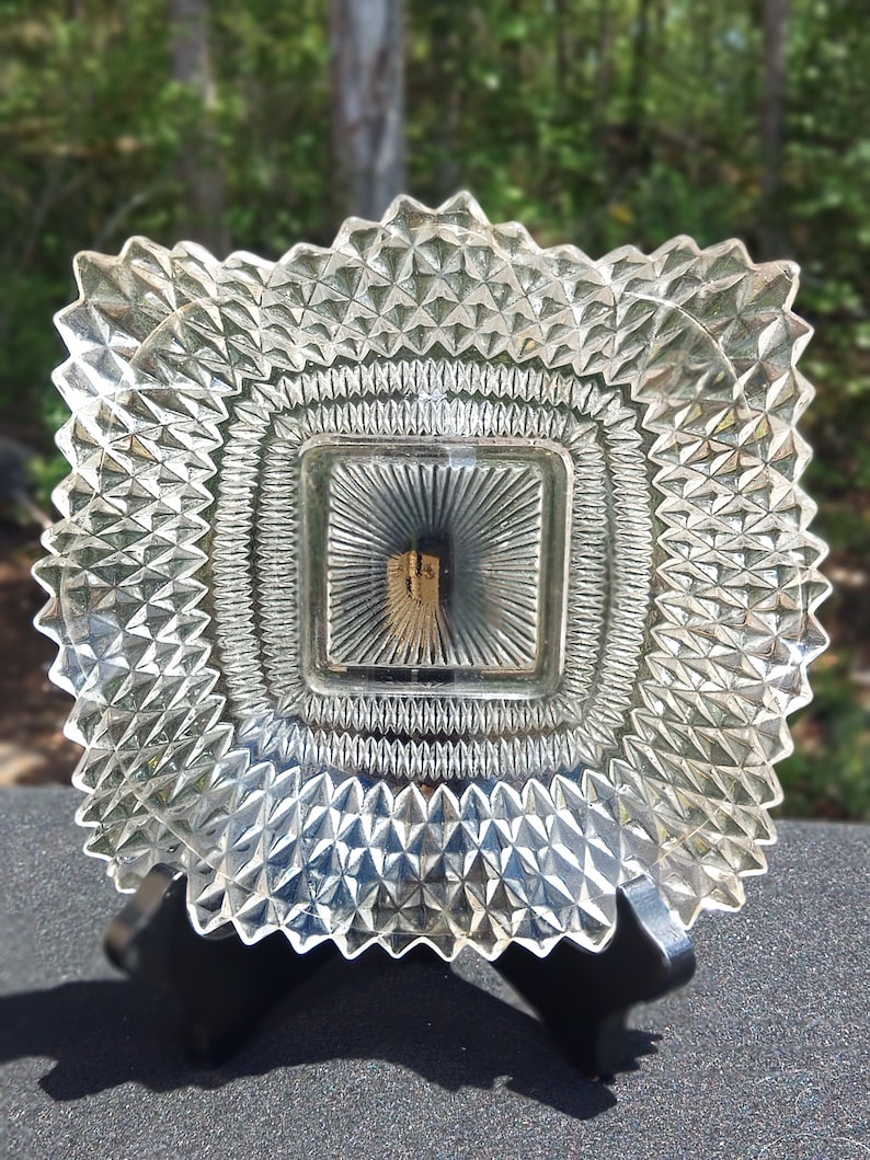 Indiana Glass Scalloped Edge Candy Dish. - Etsy