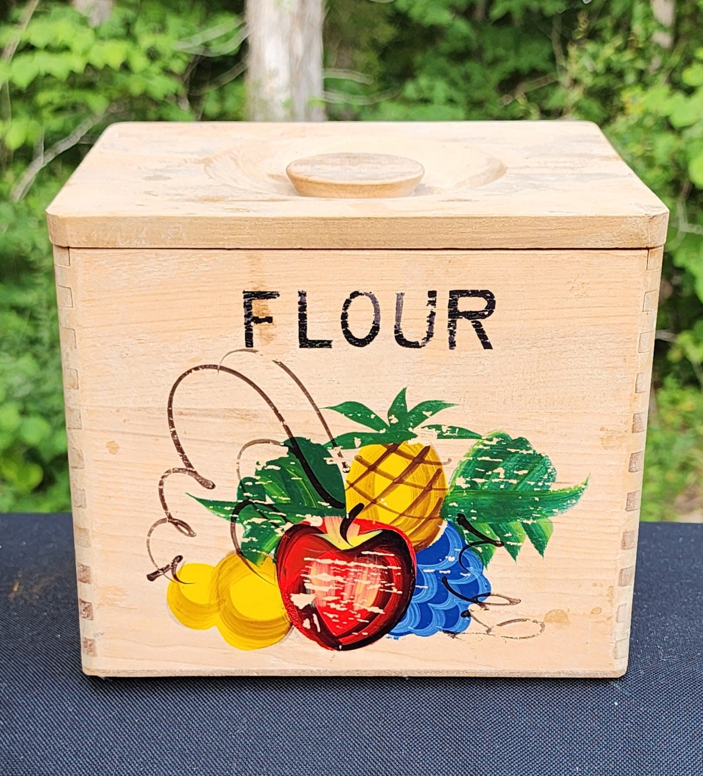 Vintage Fruit Nesting Canister Set - Etsy