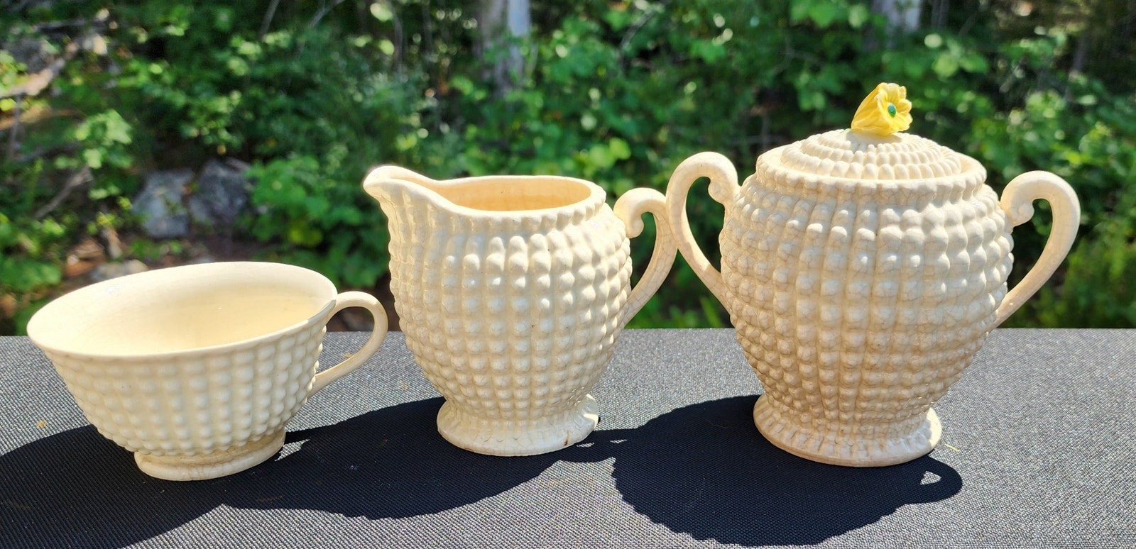 1920’s Maruhon Ware Japan HOBNAIL Coffee-creamer-sugar, 1 Demi Cup - Etsy
