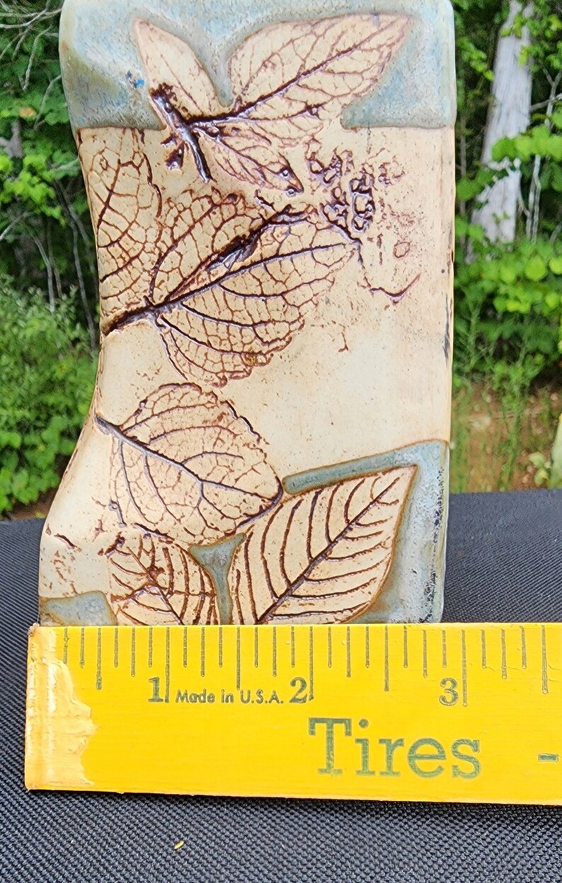 Vintage Tenmoku Leaf Vase Boho Décor Malaysian Decor - Etsy
