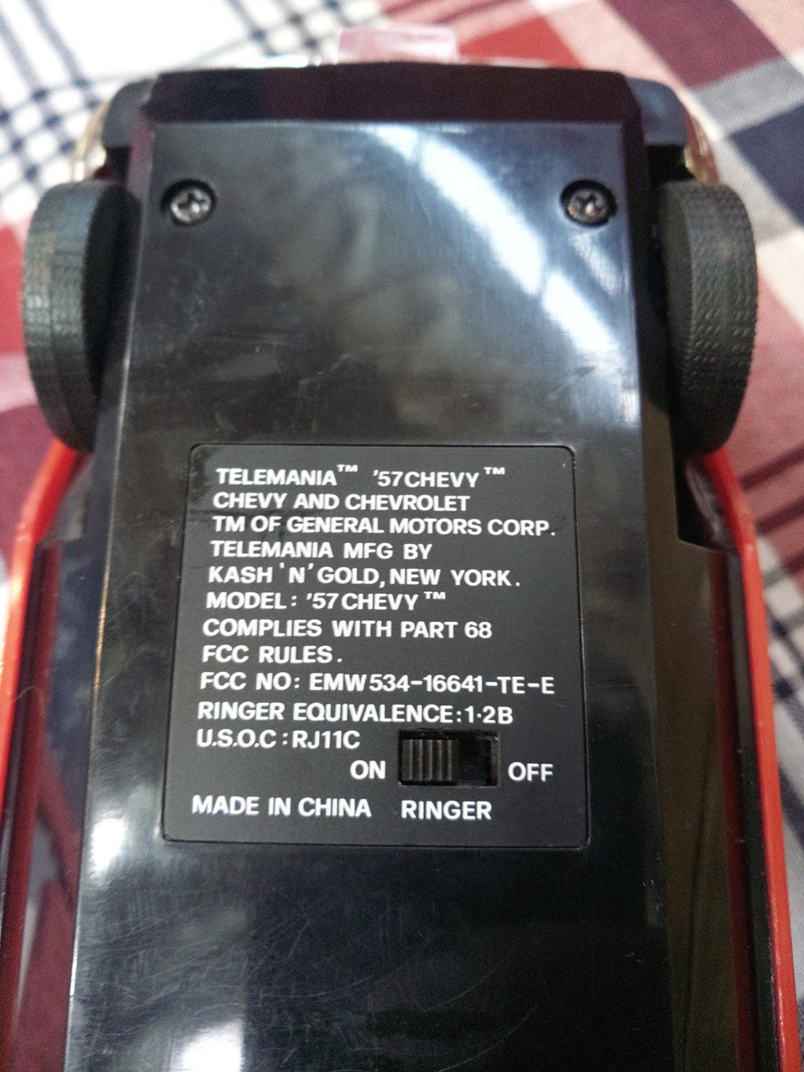 Vintage Telemania 57 Chevy 1957 Chevrolet Corded Telephone Phone. - Etsy