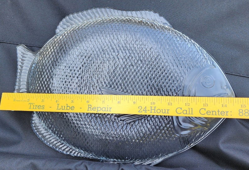 Extra Large Vintage Fish Serving Platter Anchor Hocking Over Proof - Etsy