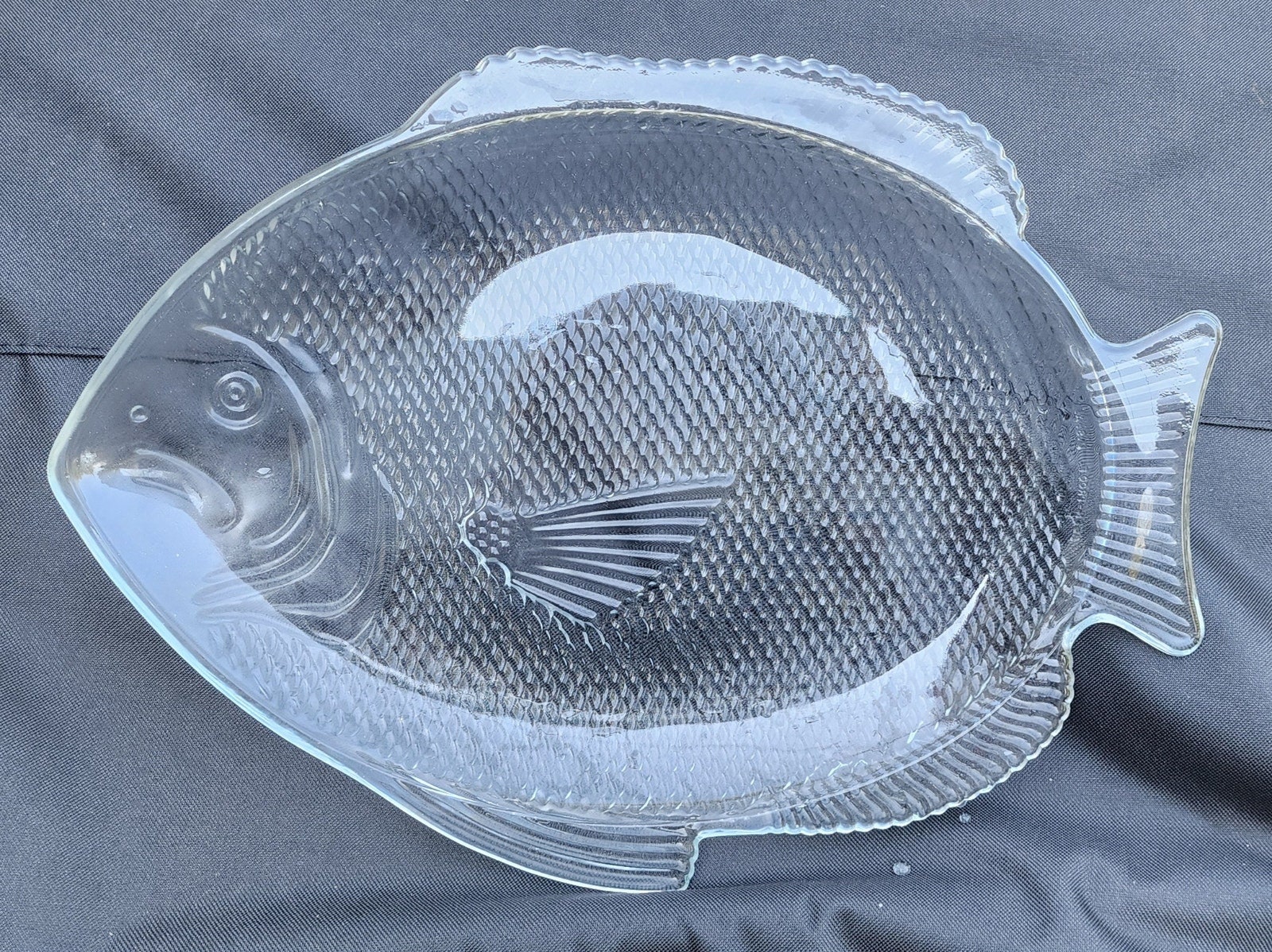 Extra Large Vintage Fish Serving Platter Anchor Hocking Over Proof - Etsy