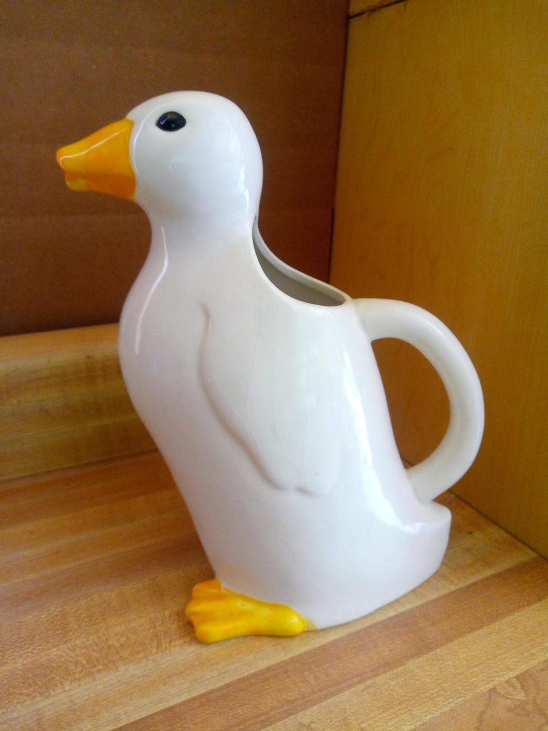 Vintage 1979 Taffy Dahl Ceramic Duck Pitcher Made in Japan Vandor ...
