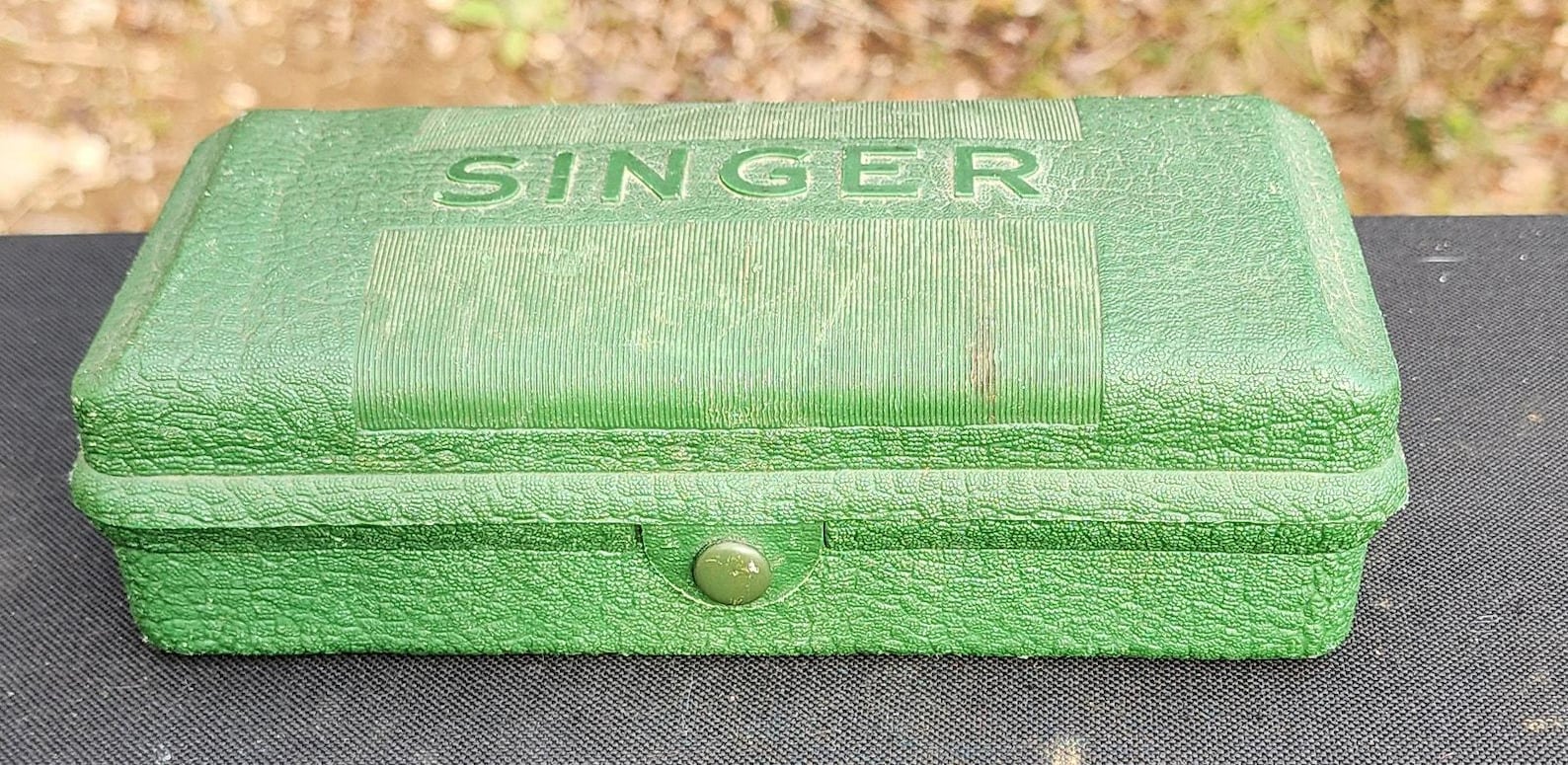 Vintage Singer Sewing Machine Buttonholer With Case - Etsy