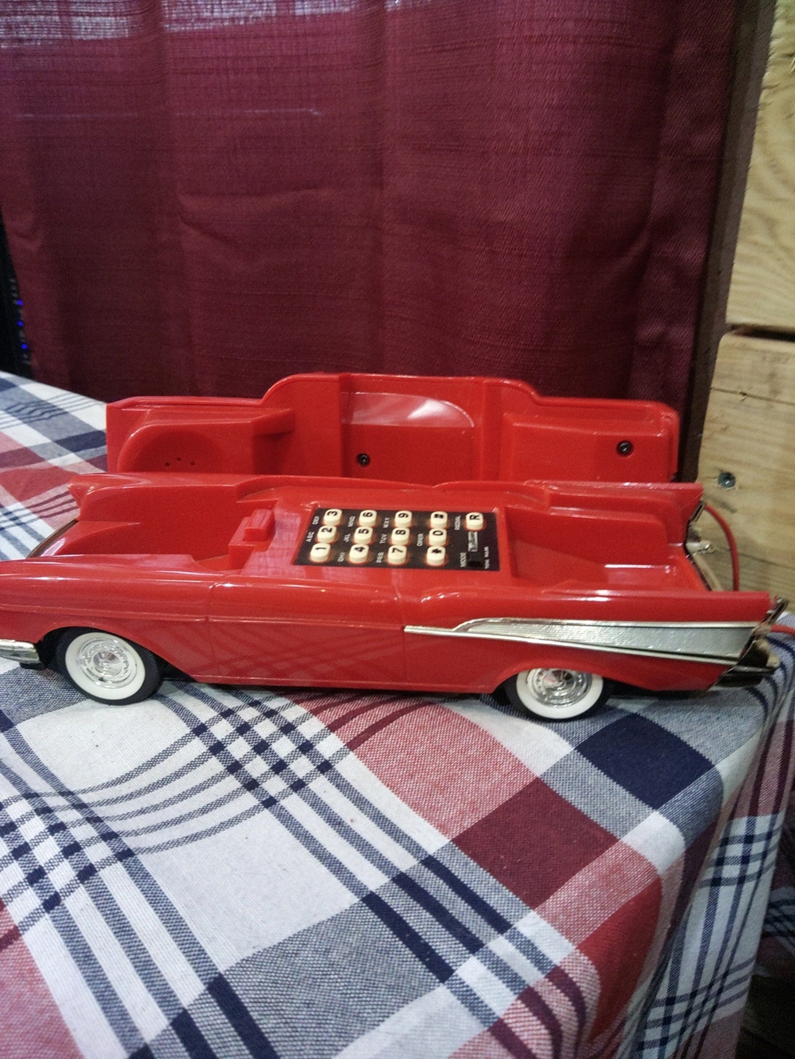 Vintage Telemania 57 Chevy 1957 Chevrolet Corded Telephone Phone. - Etsy