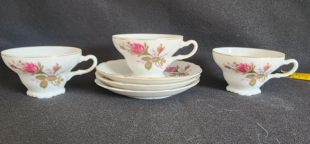 Fine Chine Bella Rose Japan Teacup and Saucer Set - Etsy