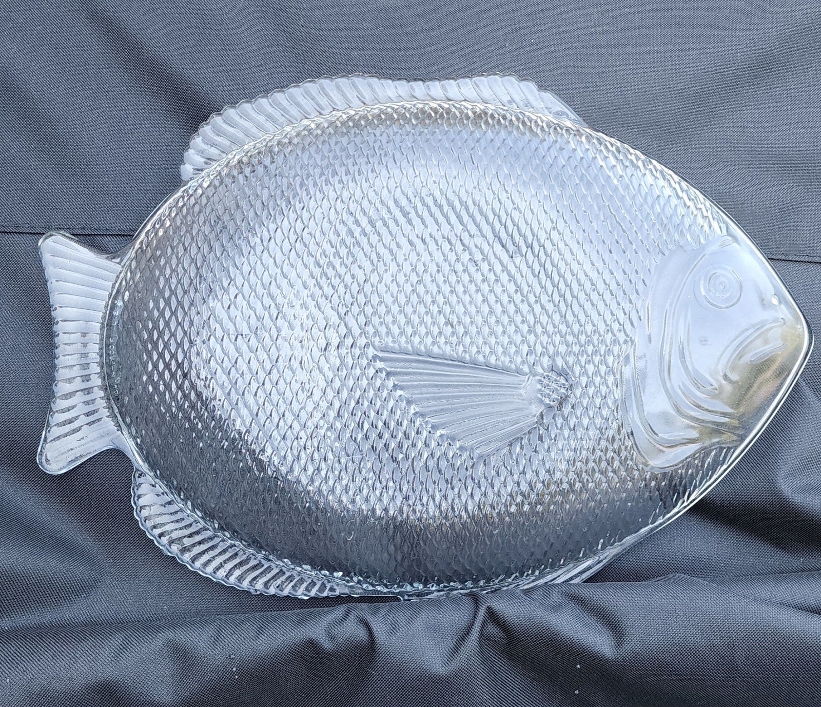 Extra Large Vintage Fish Serving Platter Anchor Hocking Over Proof - Etsy