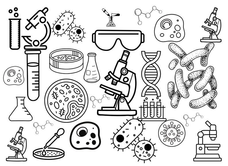 Lab Coloring Pages - Etsy