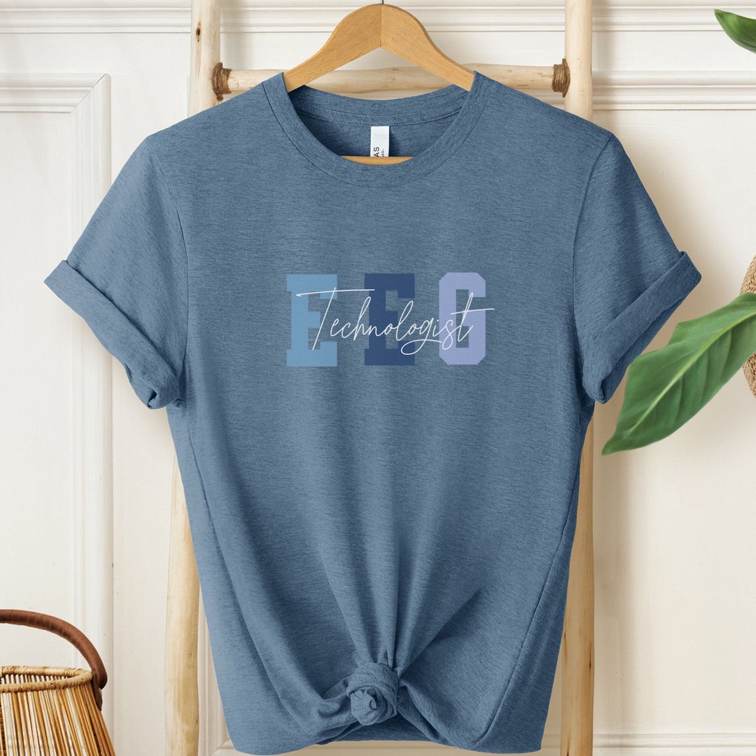 EEG Tech Shirt, Lab Tech Shirt, Er Tech T-shirt, Er Crew Shirt, Medical ...