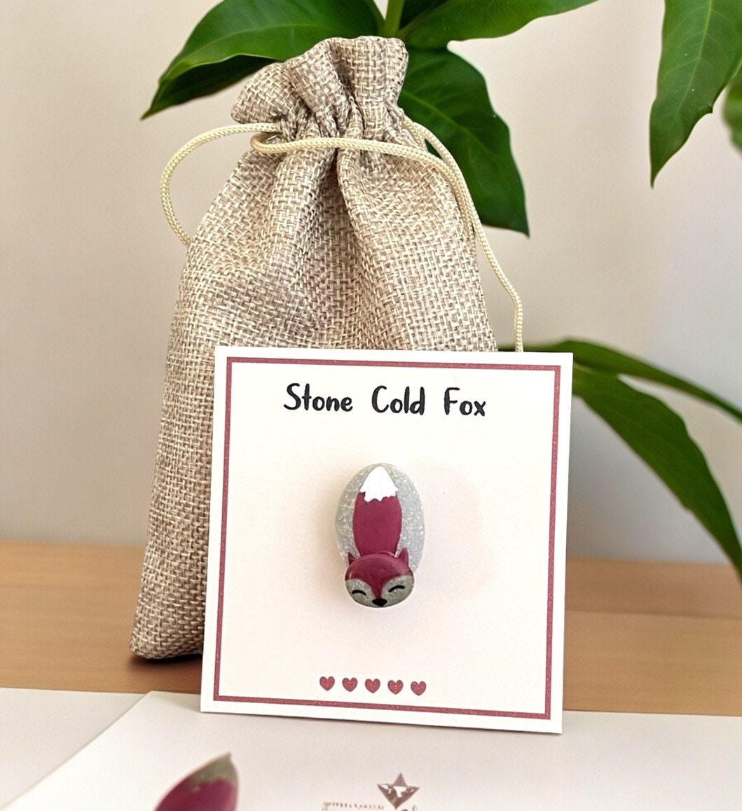 Fox Family Magnets/pocket Pebbles, Fox Magnet, Fox Gifts for Men, Fox ...