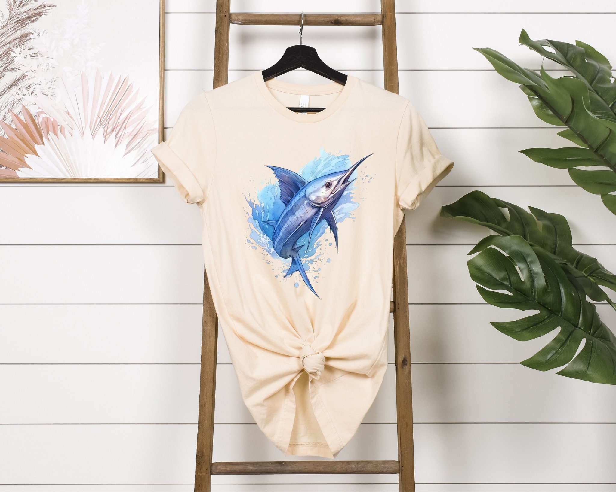 Swordfish Shirt Marlin Tee Deep Sea Top Fishing Gift - Etsy Canada