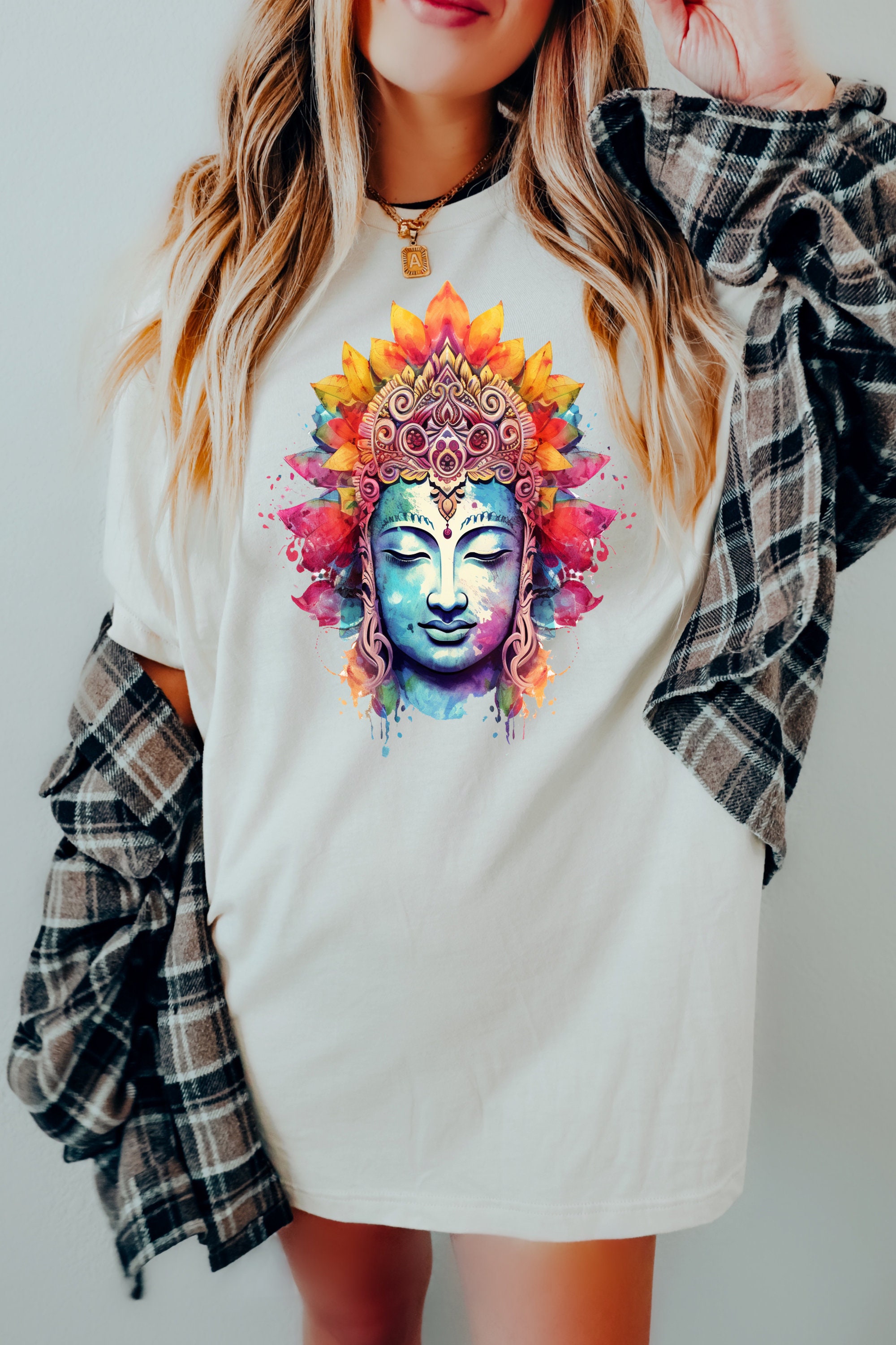 Watercolor Buddha Shirt, Zen Tshirt, Meditation Shirt, Buddha Lover ...