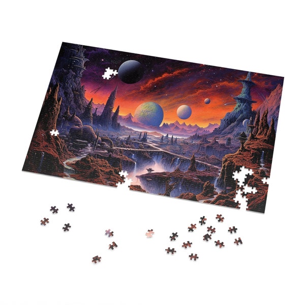 Alien Jigsaw Puzzle - Etsy