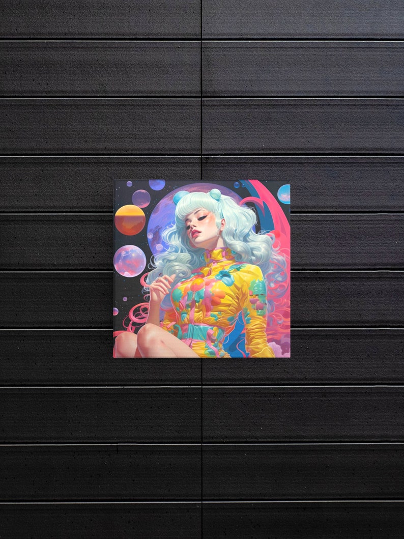 Moon Art 3D Pop Art Piece Moon Power Moon Energy Painting - Etsy