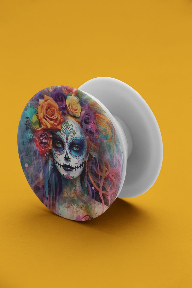 Sugar Skull Woman Digital Art Sugar Skull Makeup Digital Art Print
