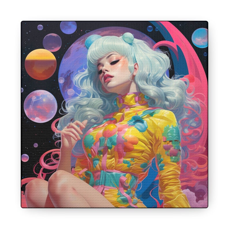 Moon Art 3D Pop Art Piece Moon Power Moon Energy Painting - Etsy