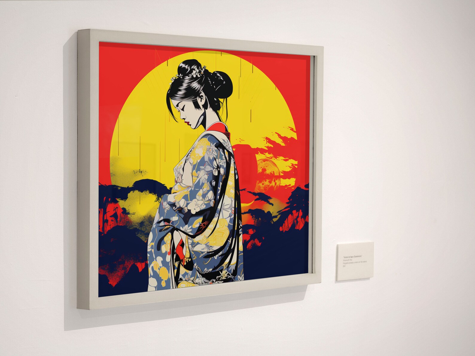 Moon Art Pop Art Moon Japanese Painting Contemporary Moon Art Japanese ...