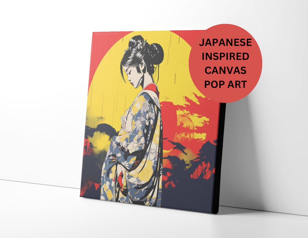 Moon Art Pop Art Moon Japanese Painting Contemporary Moon Art Japanese ...