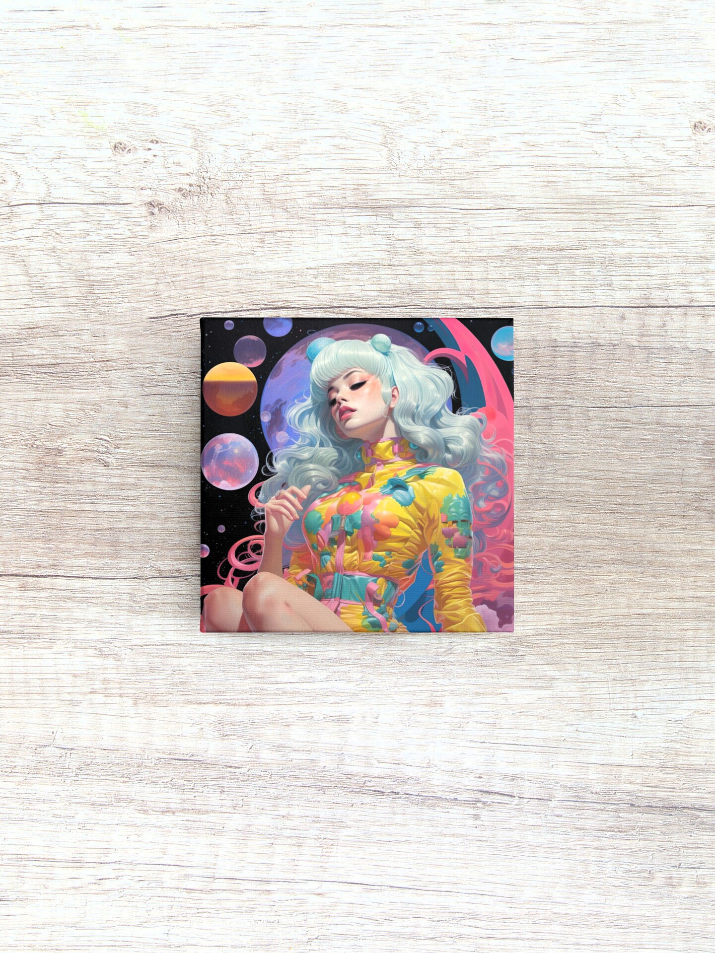 Moon Art 3D Pop Art Piece Moon Power Moon Energy Painting - Etsy