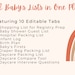 New Baby Excel Spreadsheet, Baby Shopping List, Newborn Checklist ...