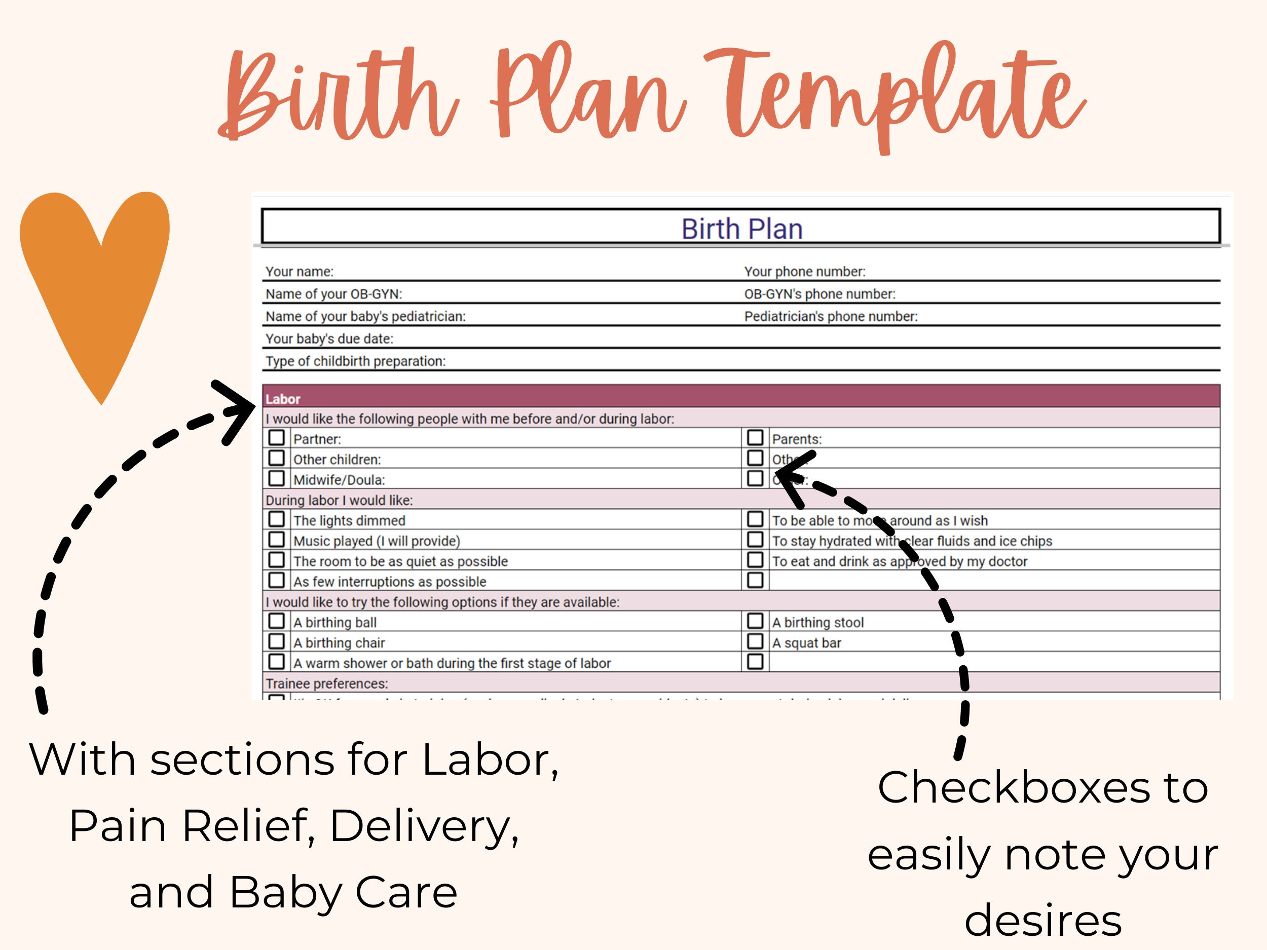 New Baby Excel Spreadsheet, Baby Shopping List, Newborn Checklist ...