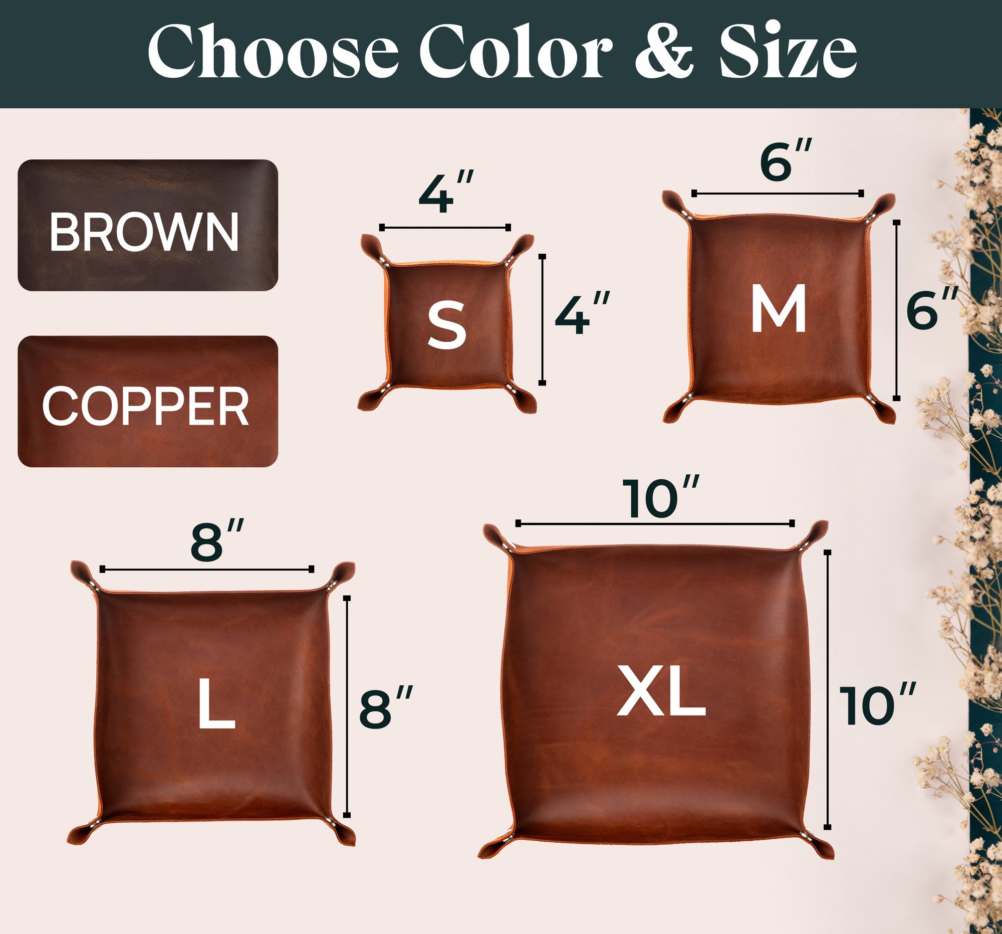Custom Confirmation Gift for Christian Leather Tray, Confirmation Gift ...