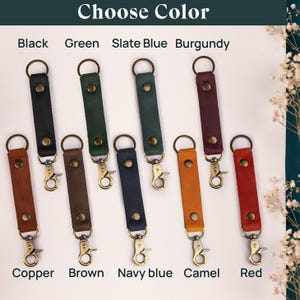 Custom Cross Stamped Keychain Gift for Pastor, Religious Leather ...