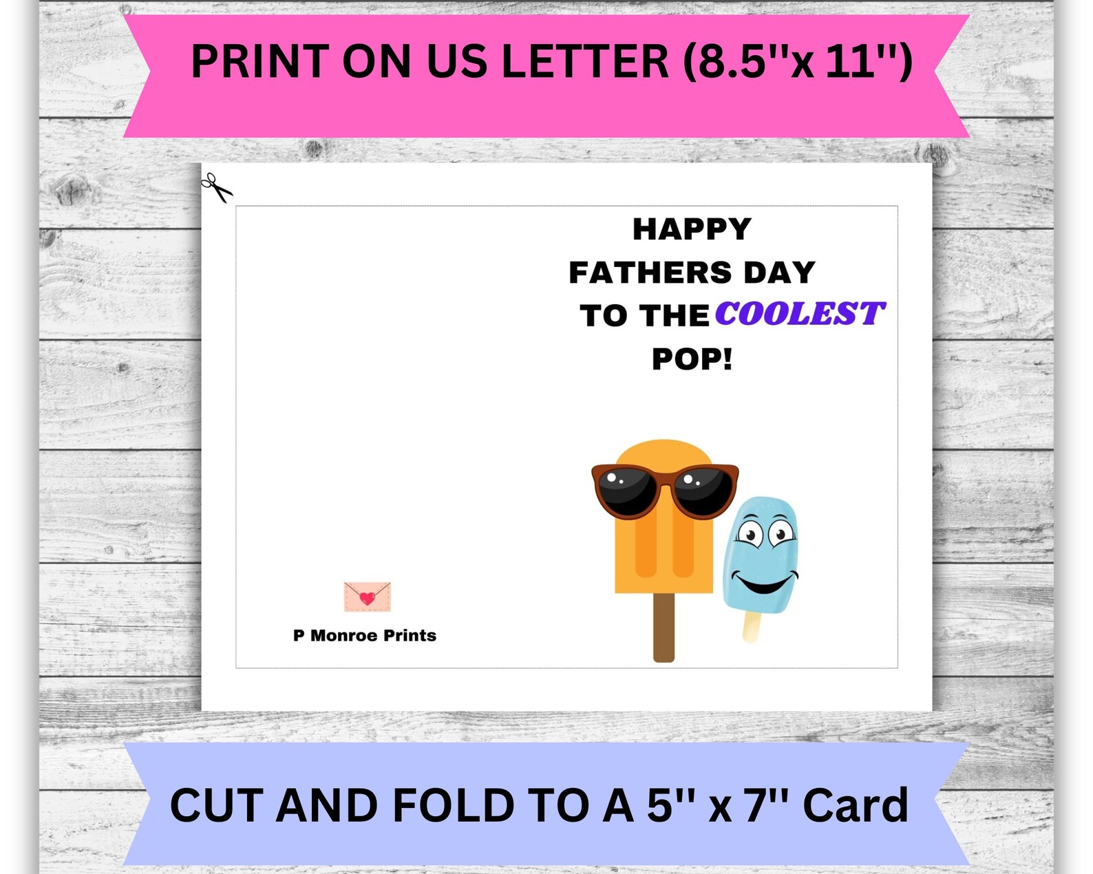 Fathers Day Card / Fathers Day Printable/ Cards for Dad/card Template ...