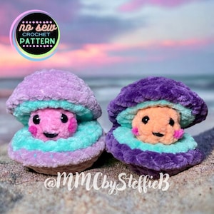 NO SEW Mini Clam Crochet Pattern - Etsy