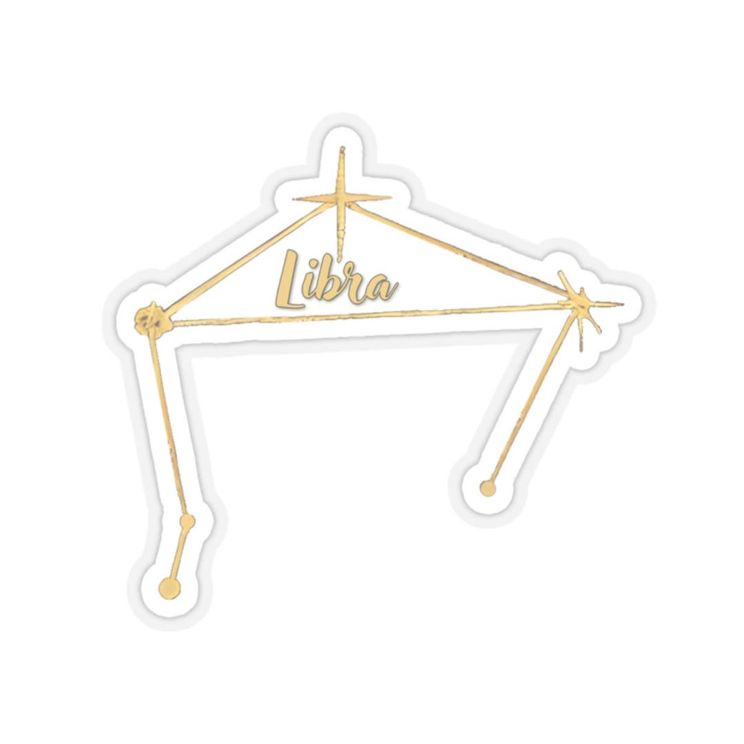 Libra Zodiac Sticker, Astrology Kiss-cut Stickers, Horoscope Decal ...
