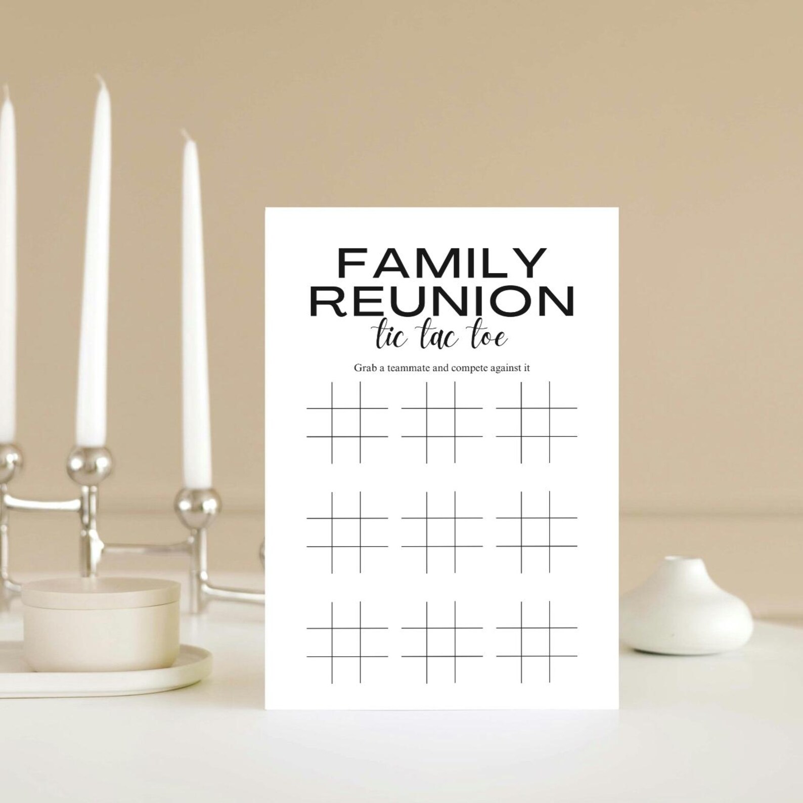 Printable Family Reunion Games for Large Groups Family Get Together ...