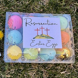 Resurrection Eggs: Easter Story Set With Scripture Cards - Etsy