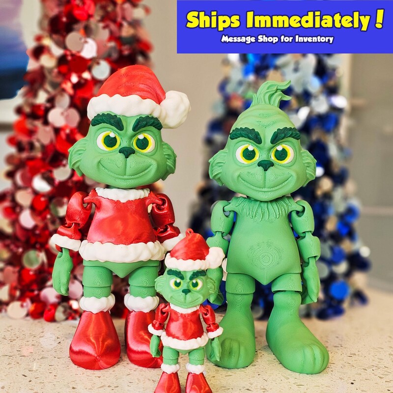 Grinch Desk Decorations - Etsy